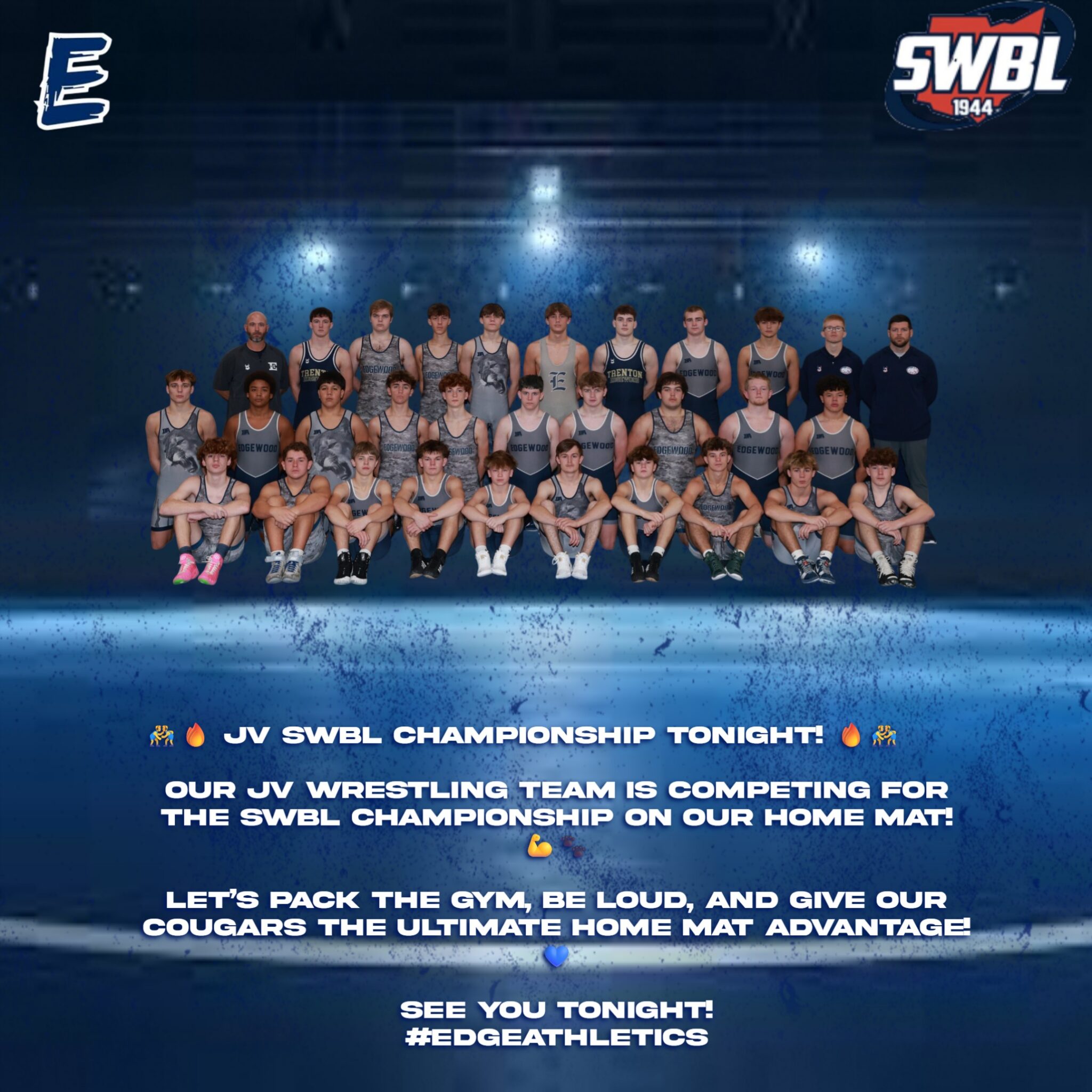 JV Boys Wrestling SWBL Tournament – Edgewood
